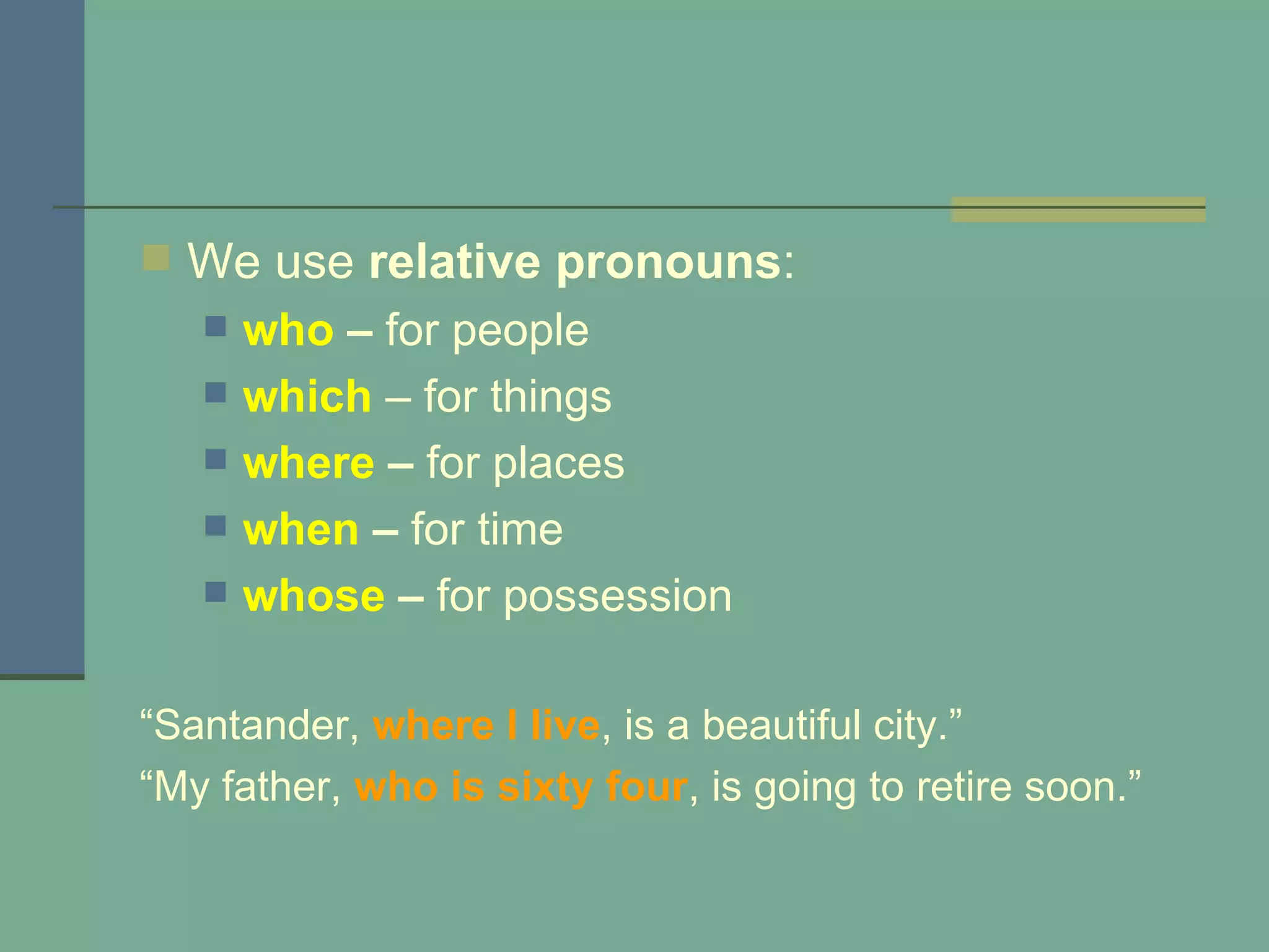 Relative clauses | PPT