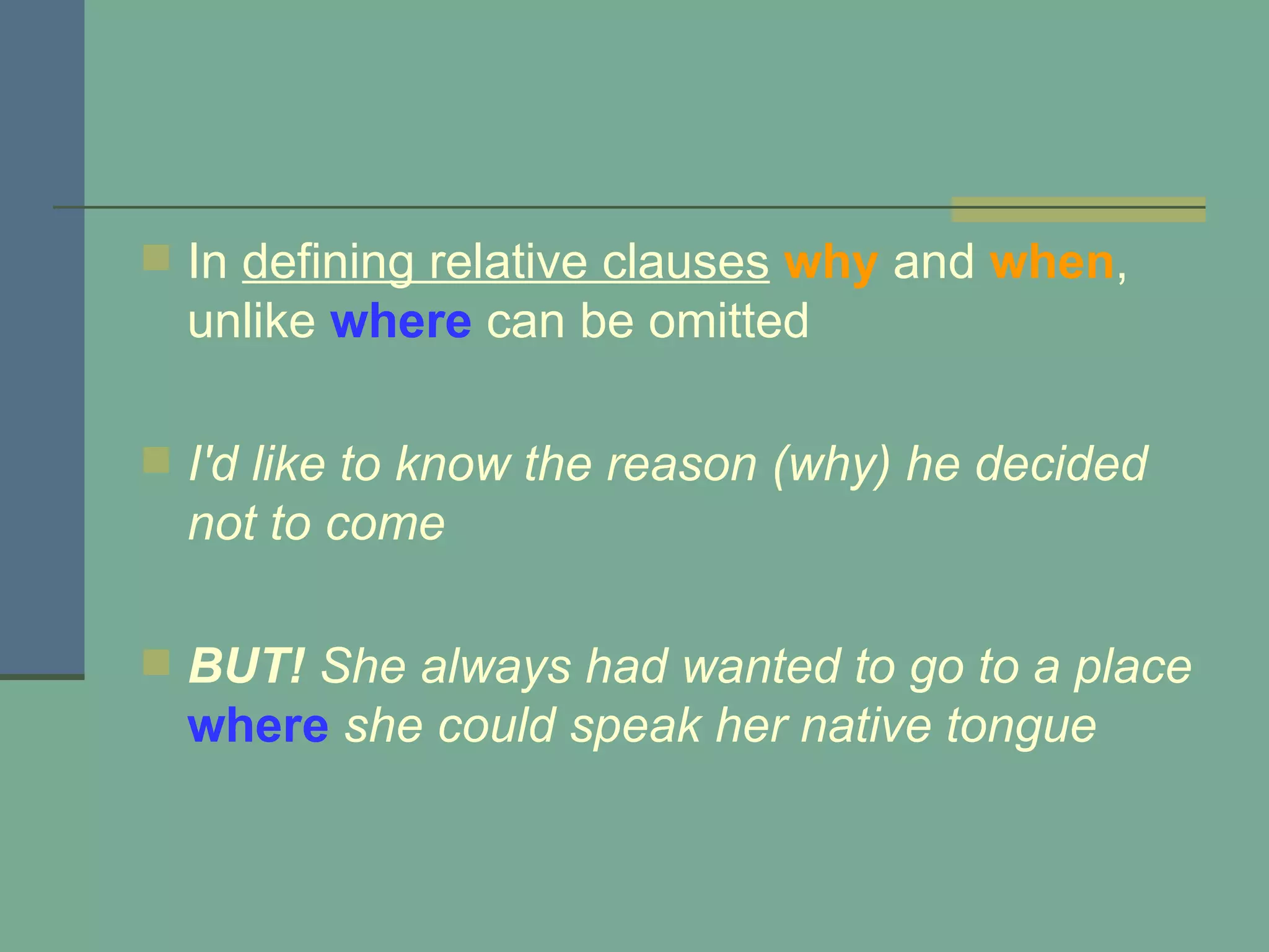 Relative clauses | PPT
