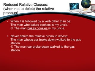 Relative clauses | PPT