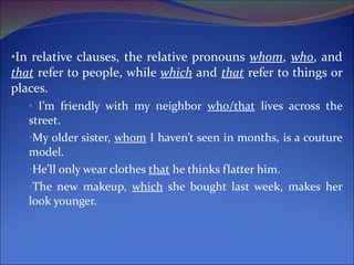 Relative clauses | PPT