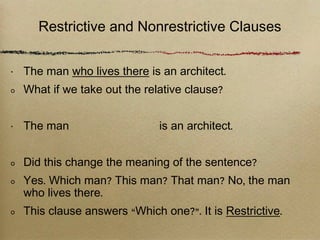 Relative Clauses | PPT