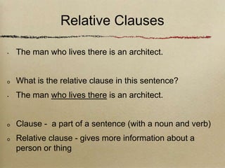 Relative Clauses | PPTX
