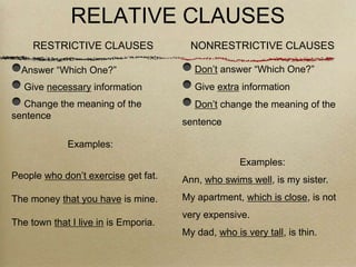Relative Clauses | PPTX