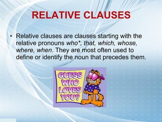 Relative clauses | PPT
