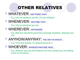 Relative clauses | PPT | Education