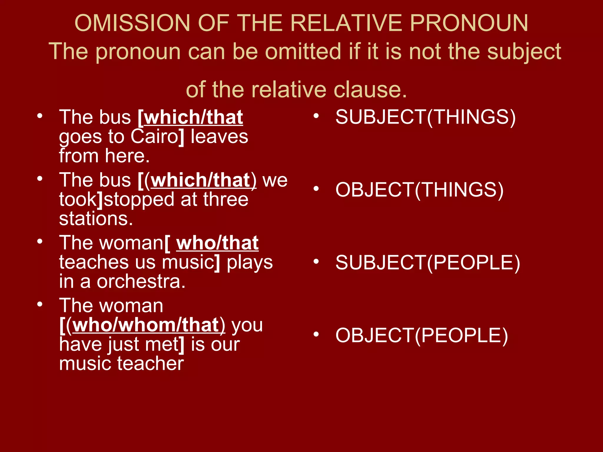 Relative clauses | PPT