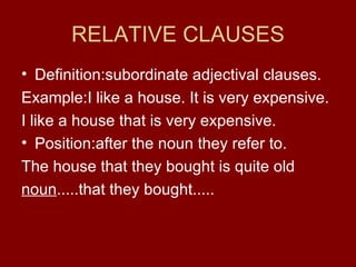Relative clauses | PPT