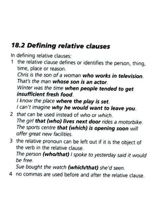 Relative clauses | PDF