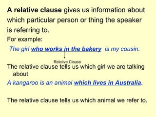 Relative clauses | PPT