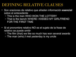 Relative clauses | PPT