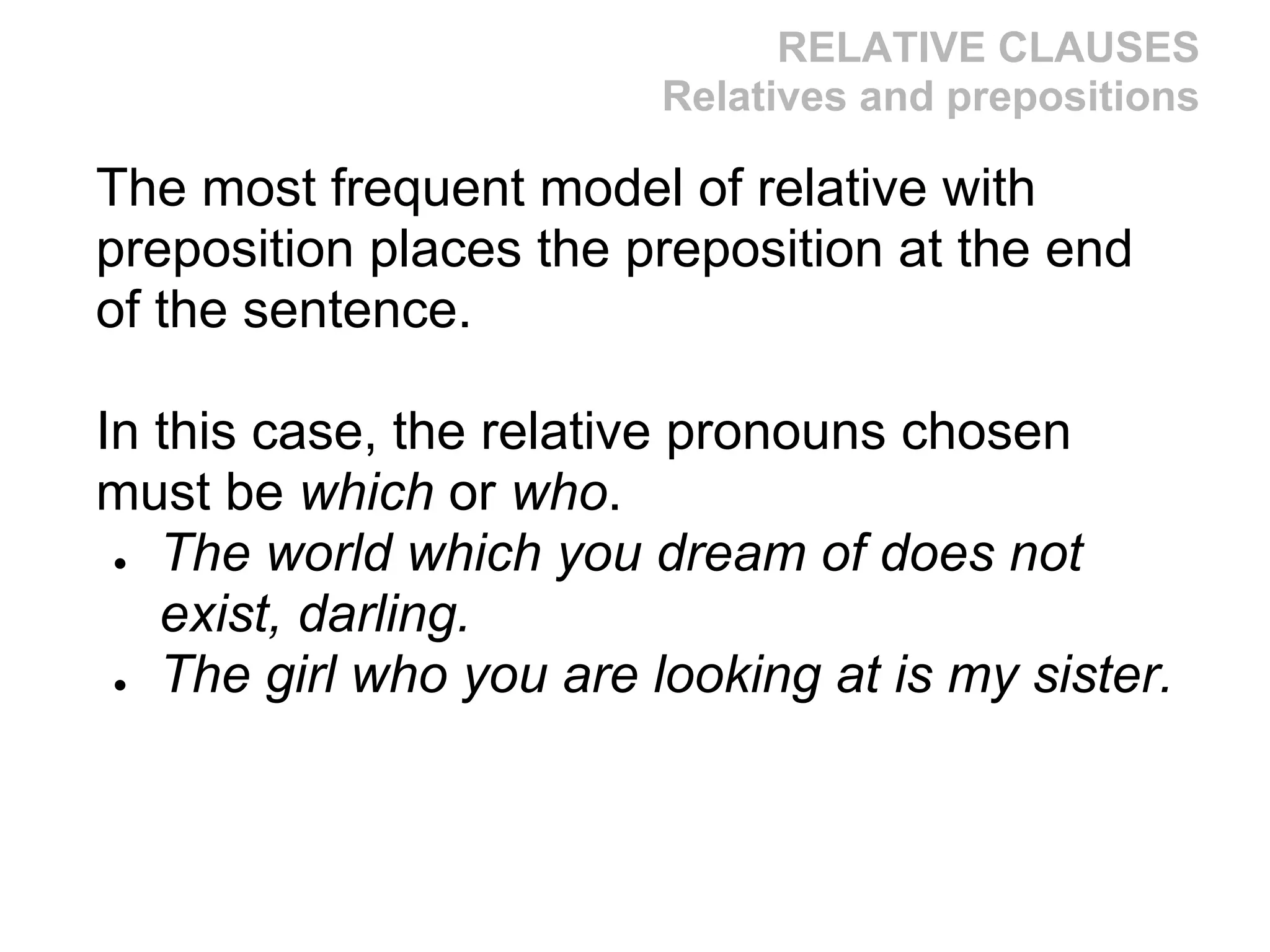 Relative clauses | PDF