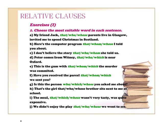 Relative clauses | PPT