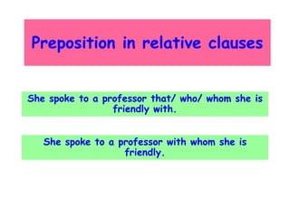 Relative clauses from the book | PPTX