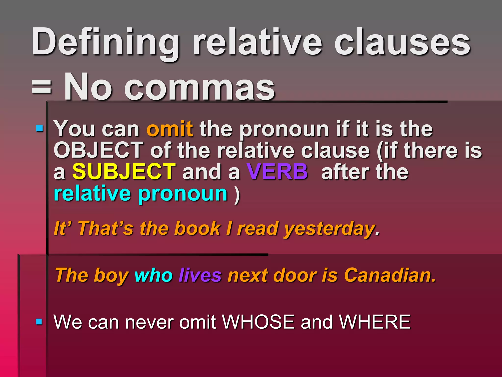Relative Sentences | PPT