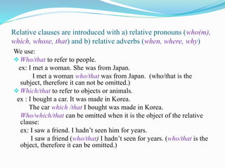 Relative clauses | PPTX