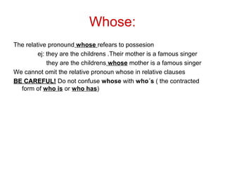 Relative clauses | PPT