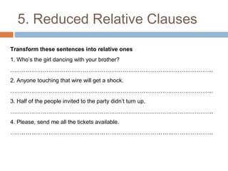 Relative clauses | PPT