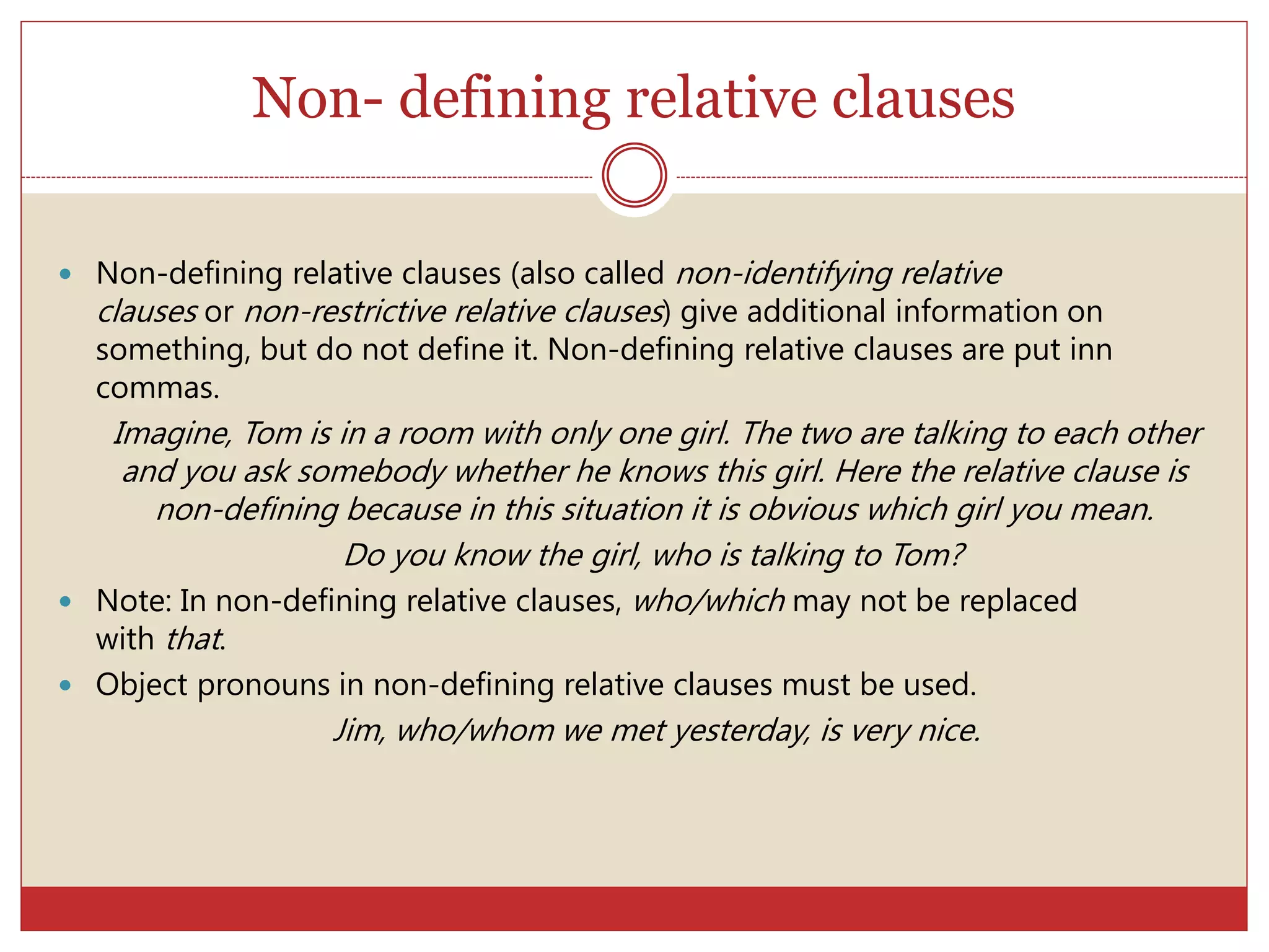 Relative clauses | PPTX