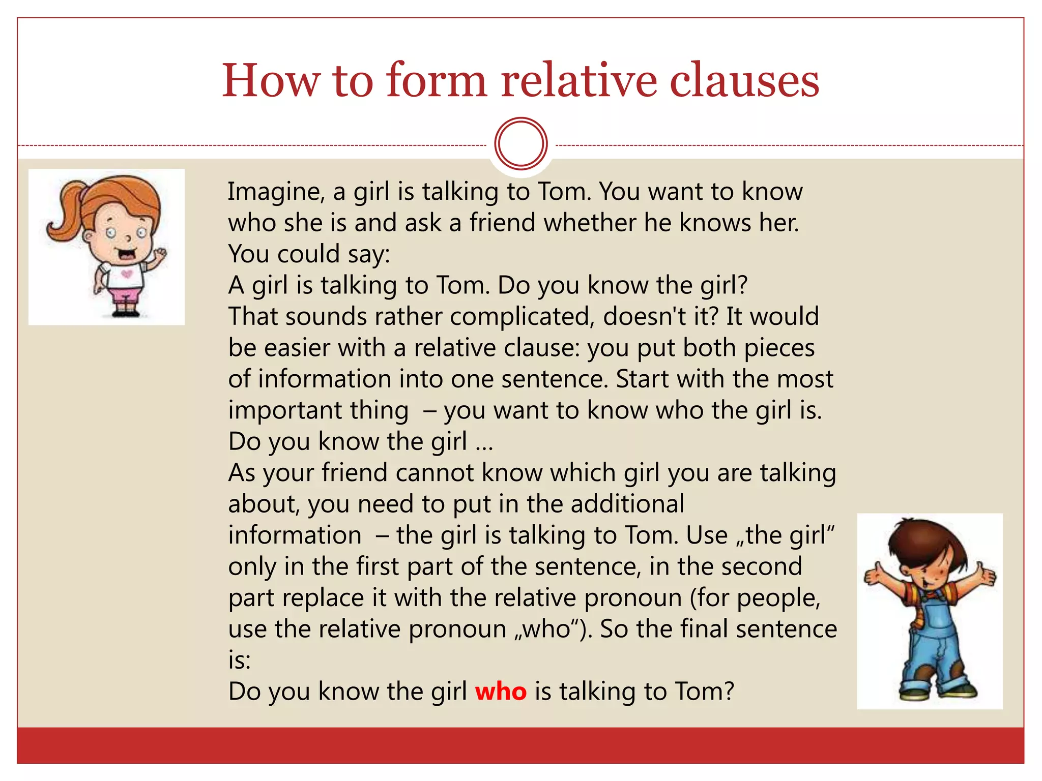 Relative clauses | PPT