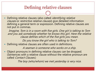 Relative clauses | PPT