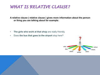 Relative clauses | PPTX