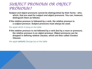 Relative clauses | PPT