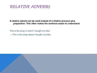 Relative clauses | PPTX