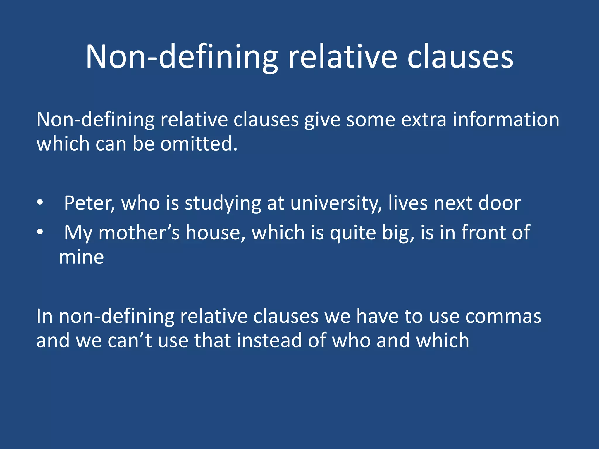 Relative clauses | PPTX