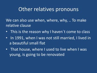 Relative clauses | PPTX
