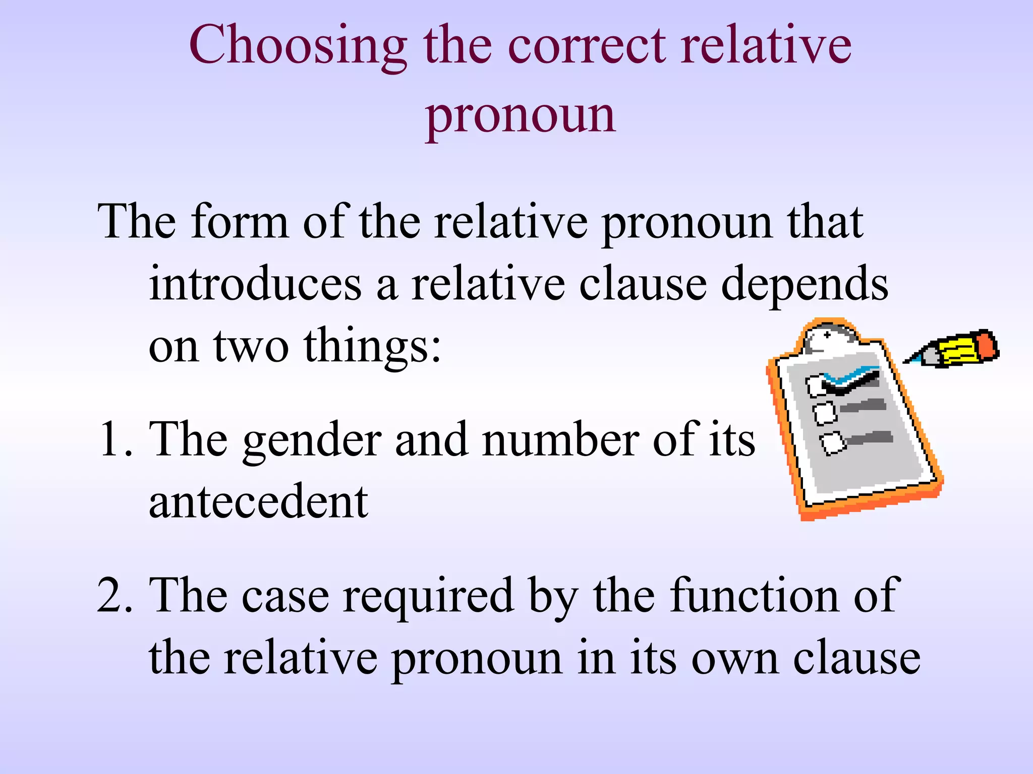 Relative clauses | PPT