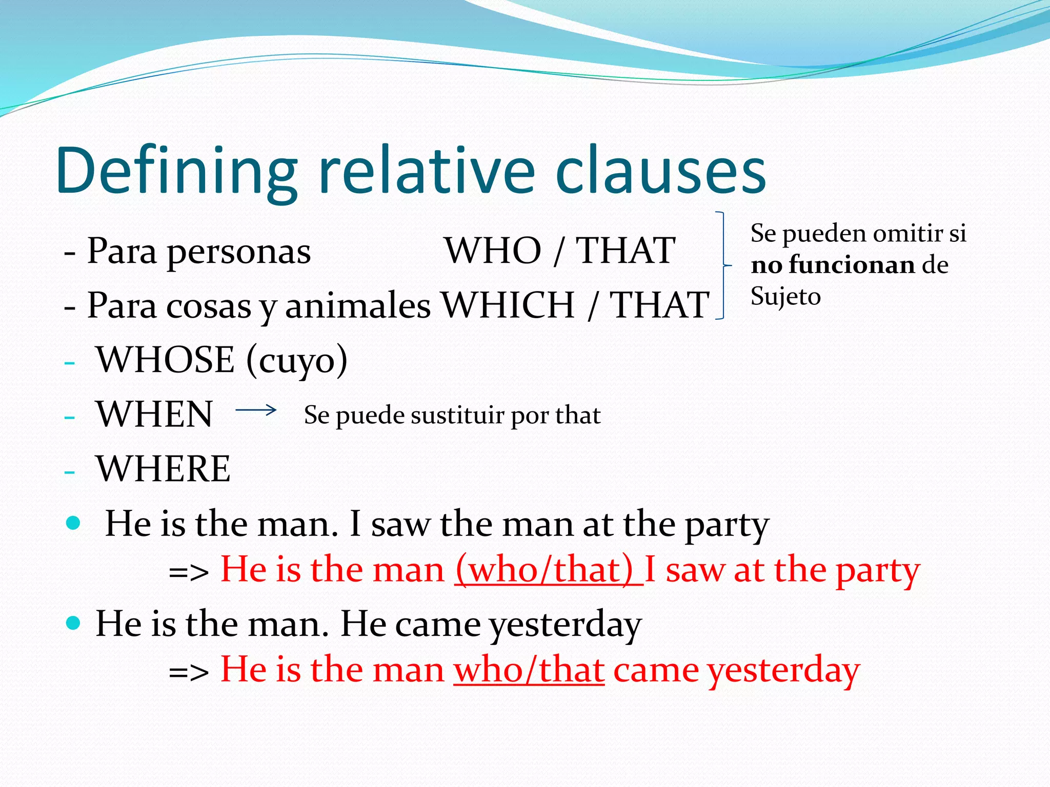 Relative clauses | PPT