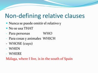 Relative clauses | PPT