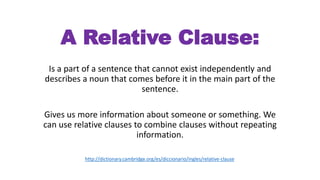 Relative clauses | PPT