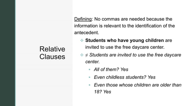 Relative clauses | PPT