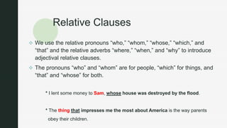 Relative clauses | PPT