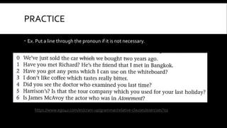 Relative clauses & Negative Prefixes | PPTX