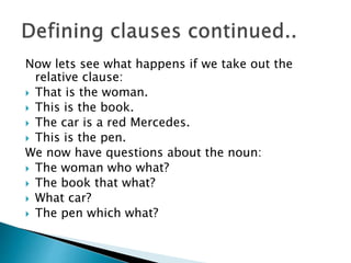 Relative clauses | PPTX