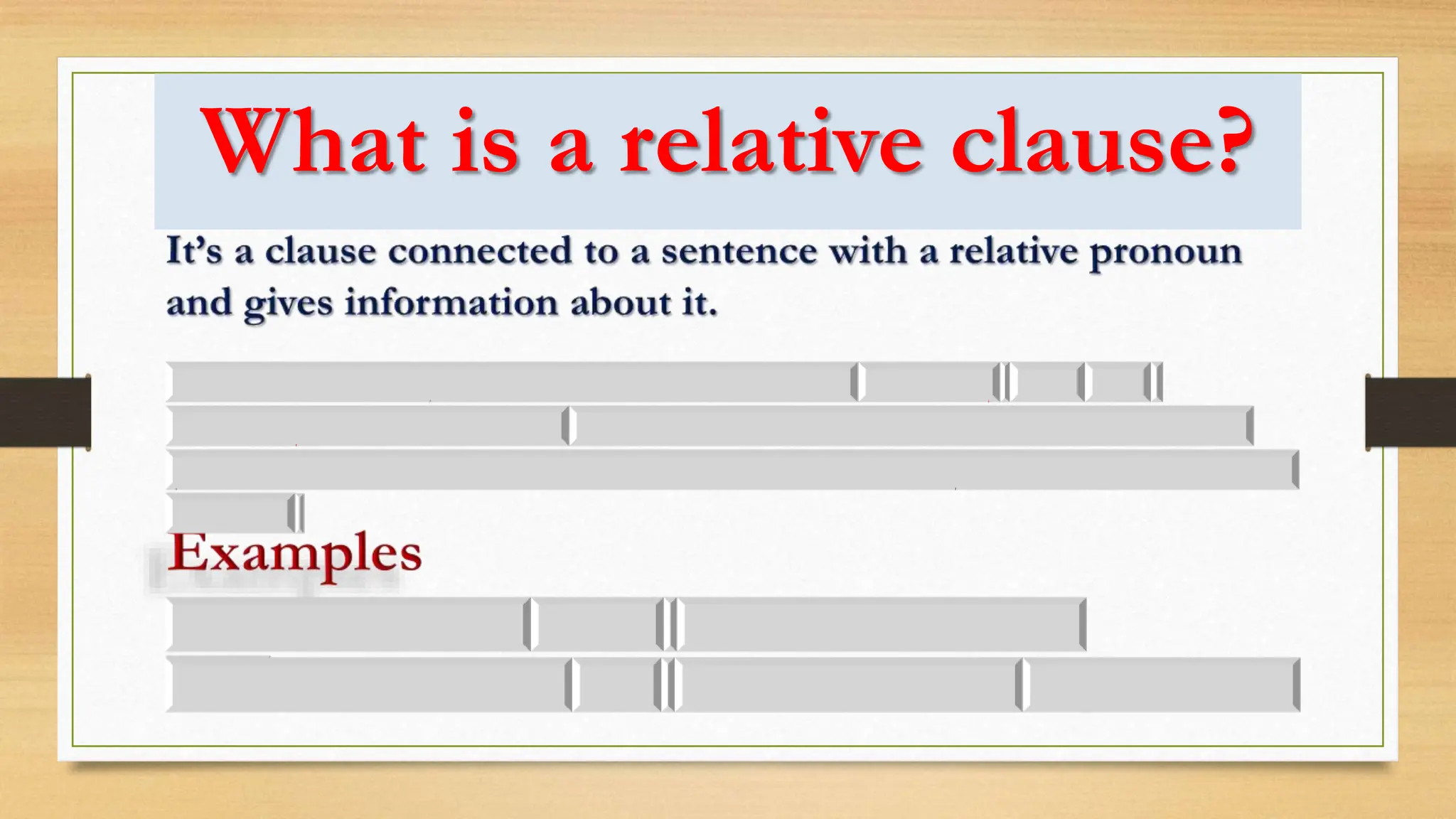 Defining vs nondefining relative clause .pptx Defining vs nondefining relative clause .pptx