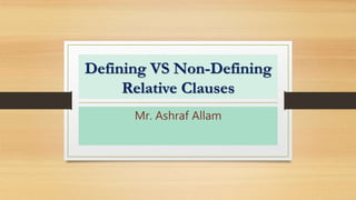 Defining vs nondefining relative clause .pptx