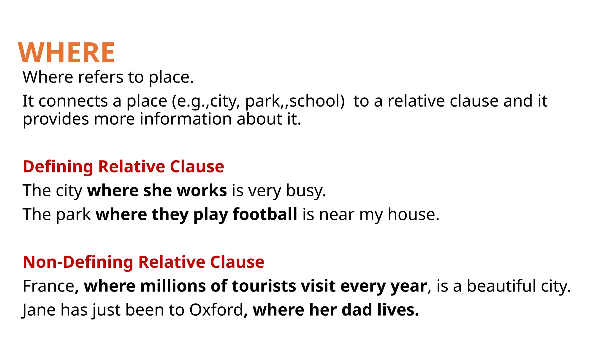 Relative clauses powerpoint slides ..... | PPTX