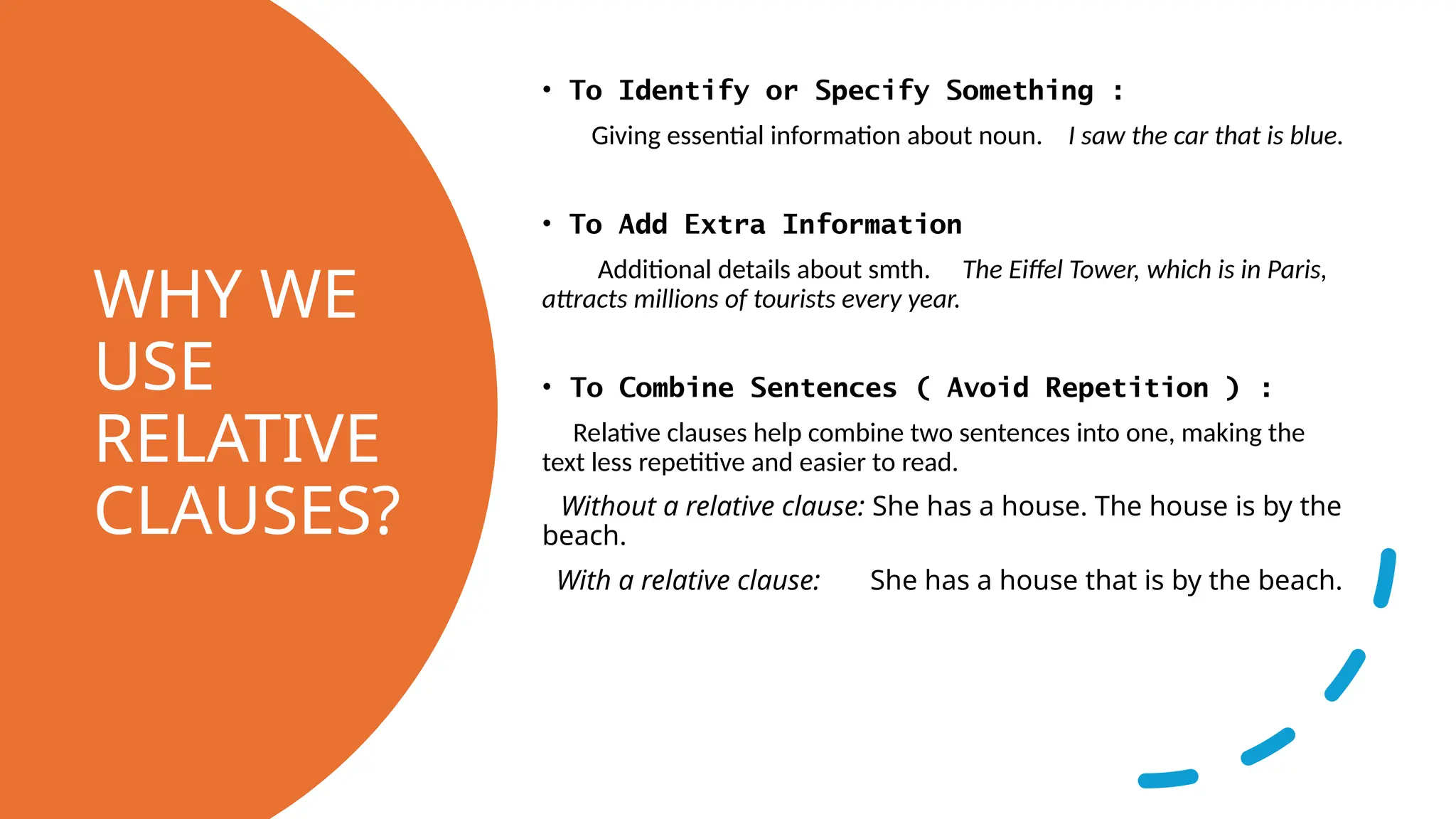 Relative clauses powerpoint slides ..... | PPTX