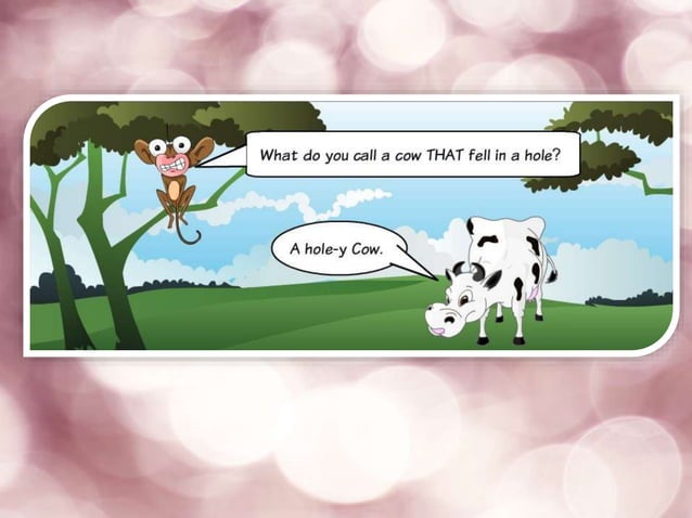 Relative clauses with comics and jokes: who, which, that, when and ...