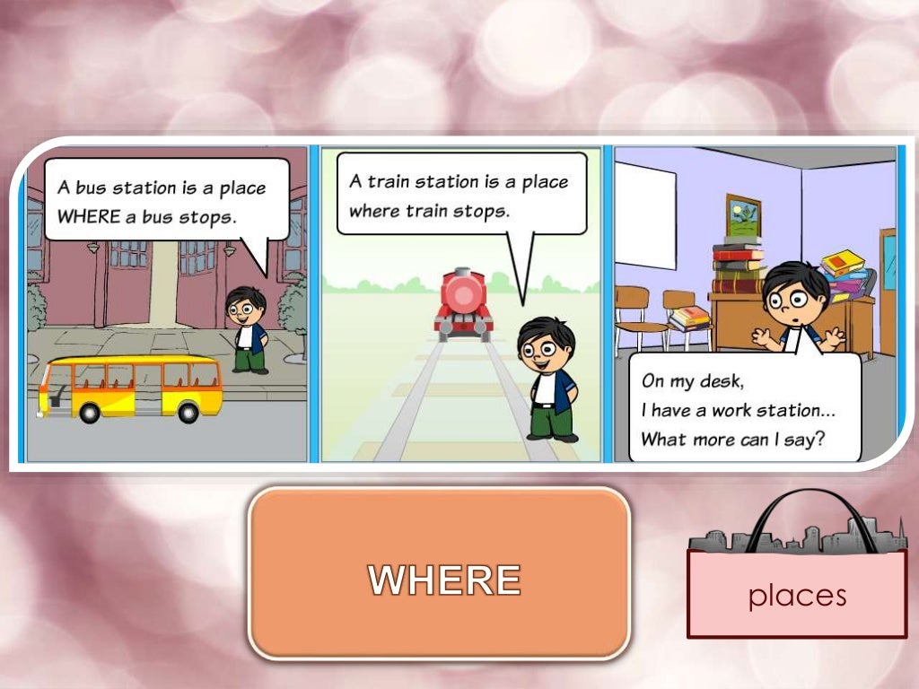 Relative clauses with comics and jokes: who, which, that, when and wh…