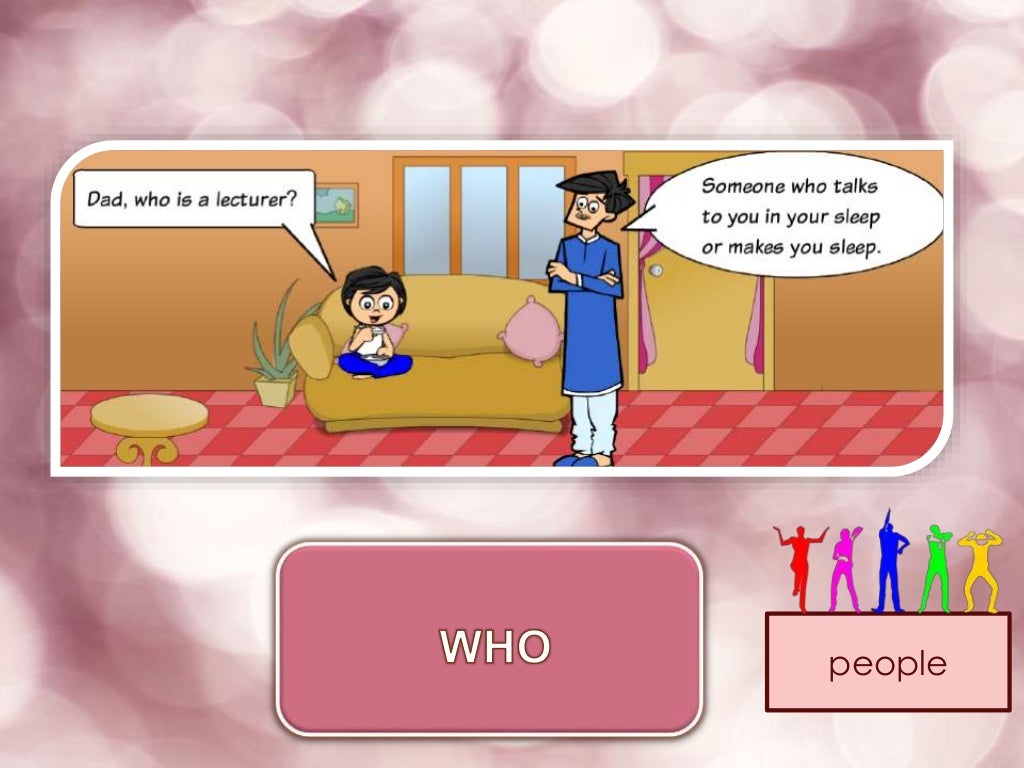 Relative clauses with comics and jokes: who, which, that, when and wh…