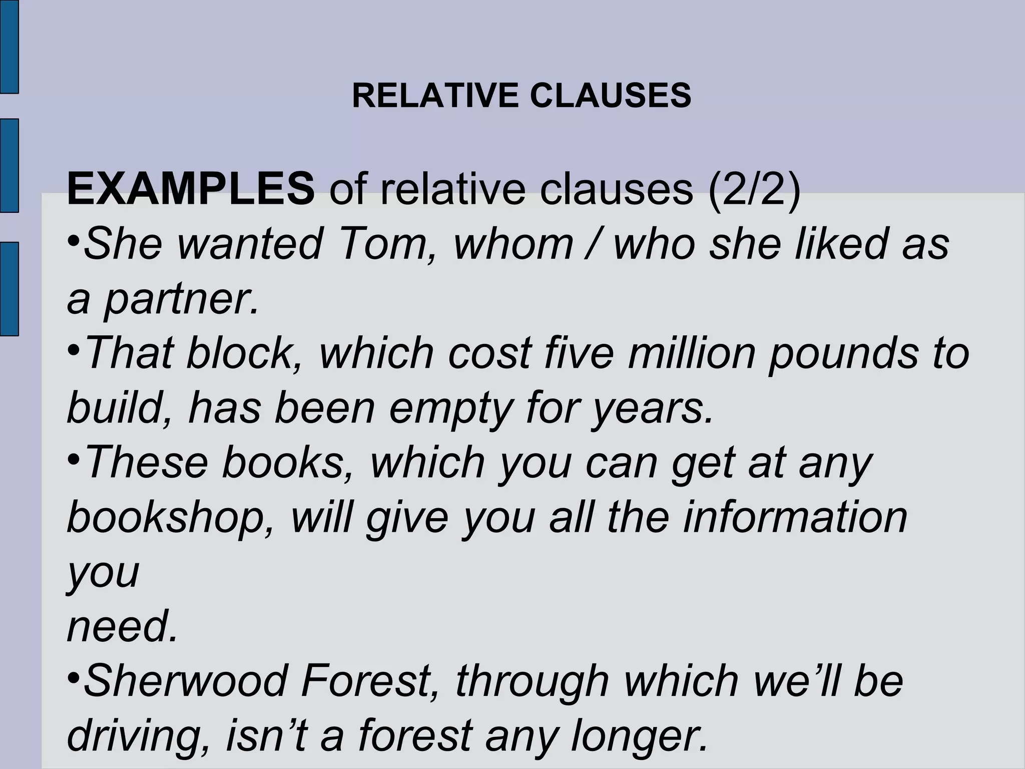 Relative clauses2bach | PPT