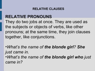 Relative clauses2bach | PPT