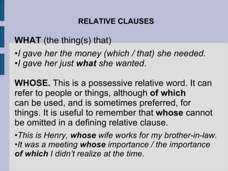 Relative clauses2bach | PPT