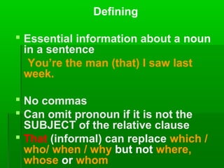 Relative clauses 4 to | PPT