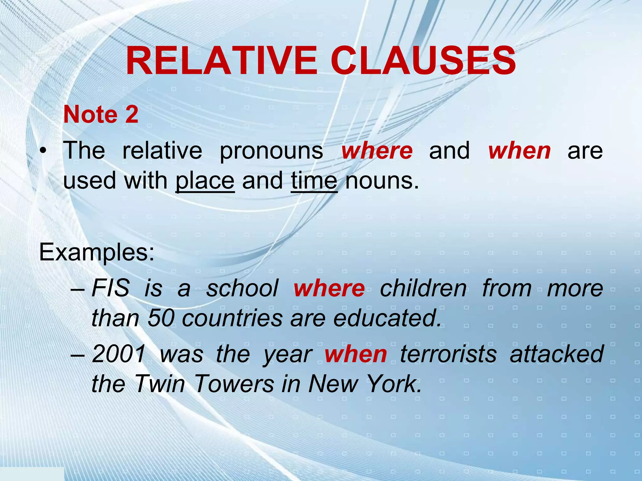 relative clauses 9.pptx | Sports