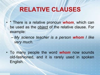 relative clauses 9.pptx | Sports